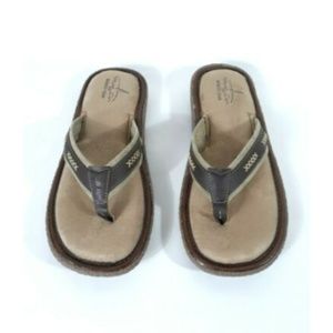 Blue Fin | Shoes | Blue Fin Thaiti Brown Mens Slip On Sandals | Poshmark